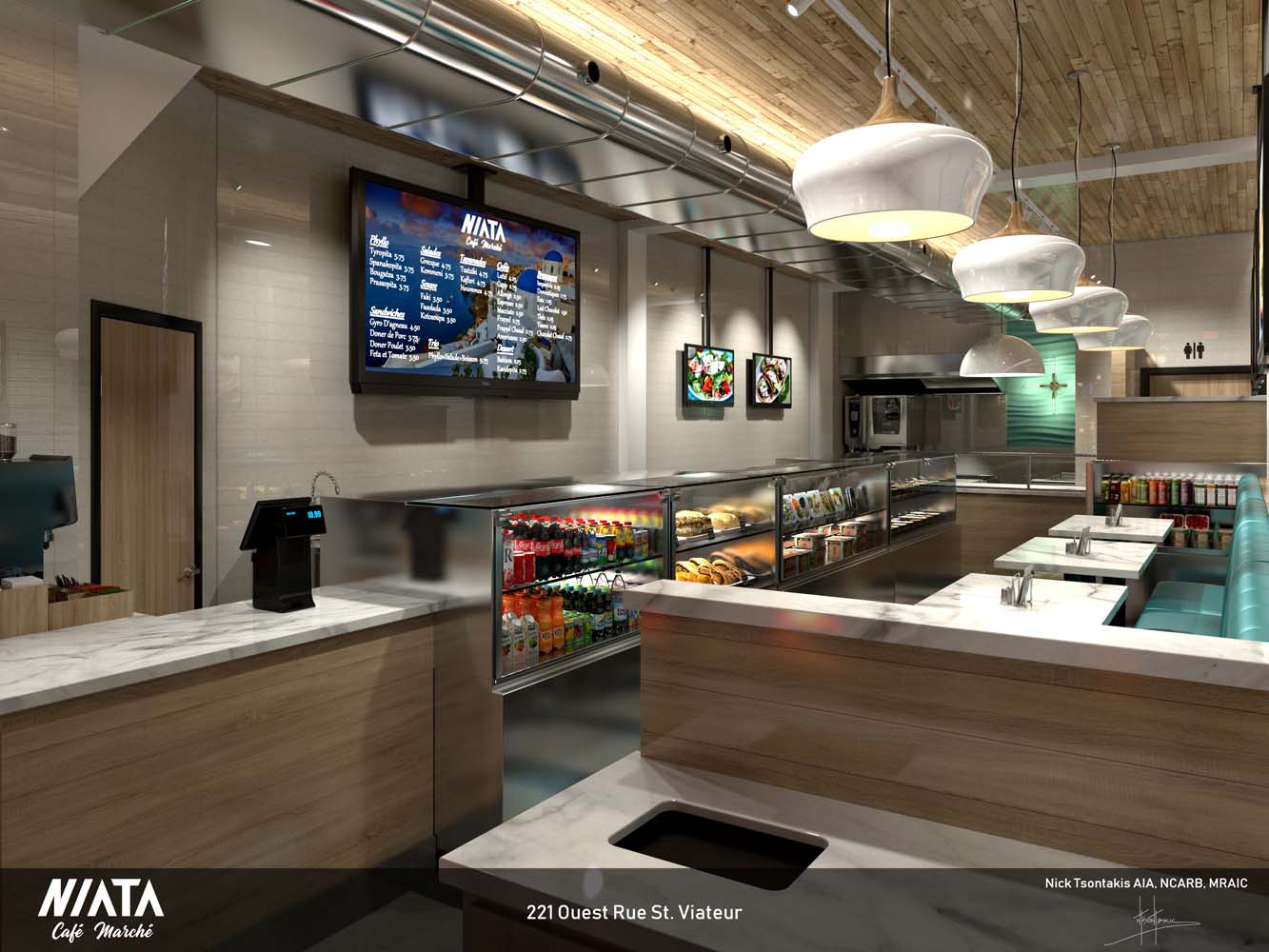 Café Marché Niata - Tsontakis Architecture