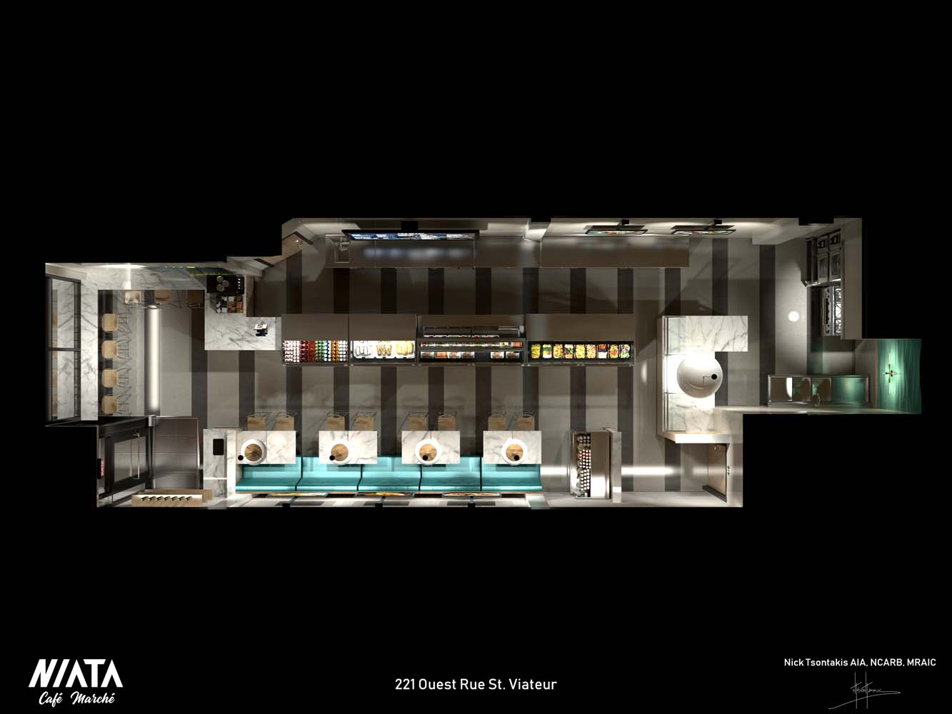 Café Marché Niata - Tsontakis Architecture