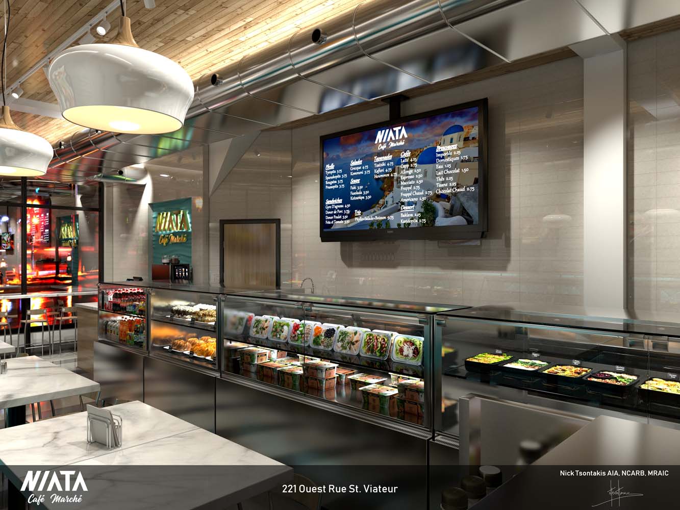 Café Marché Niata - Tsontakis Architecture