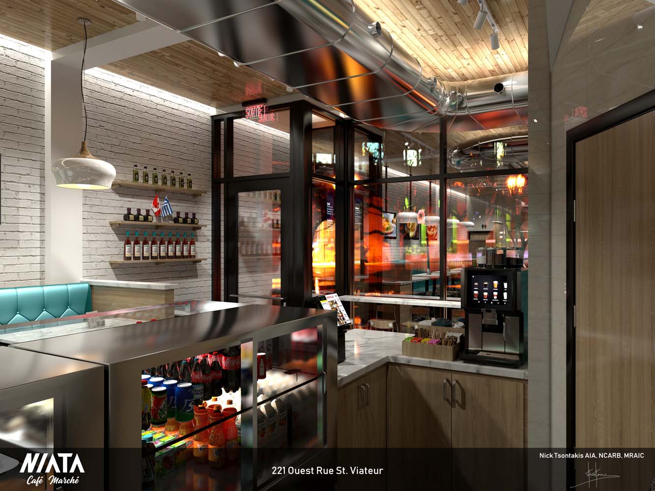 Café Marché Niata - Tsontakis Architecture