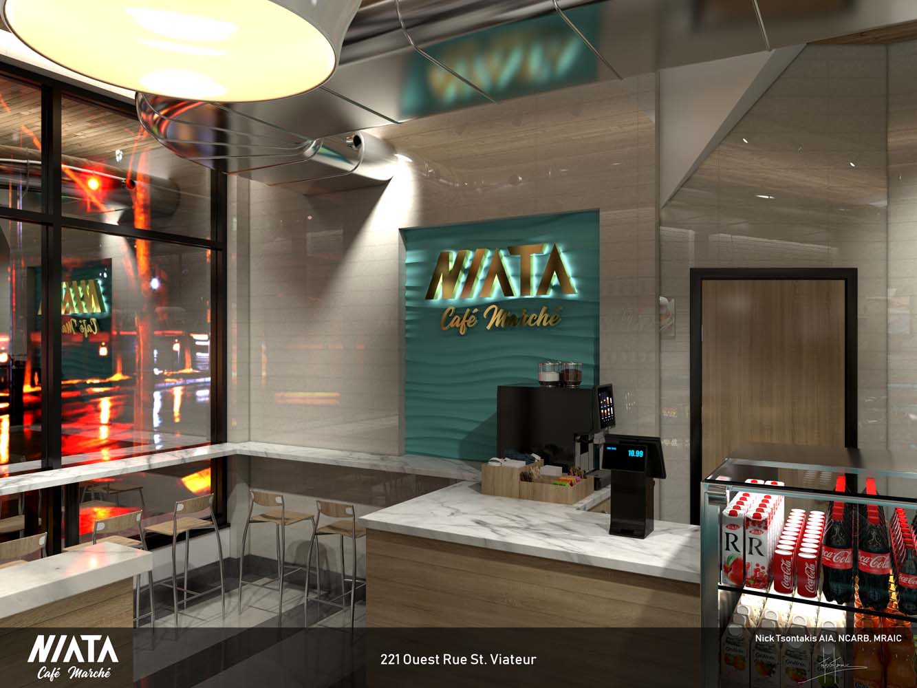 Café Marché Niata - Tsontakis Architecture